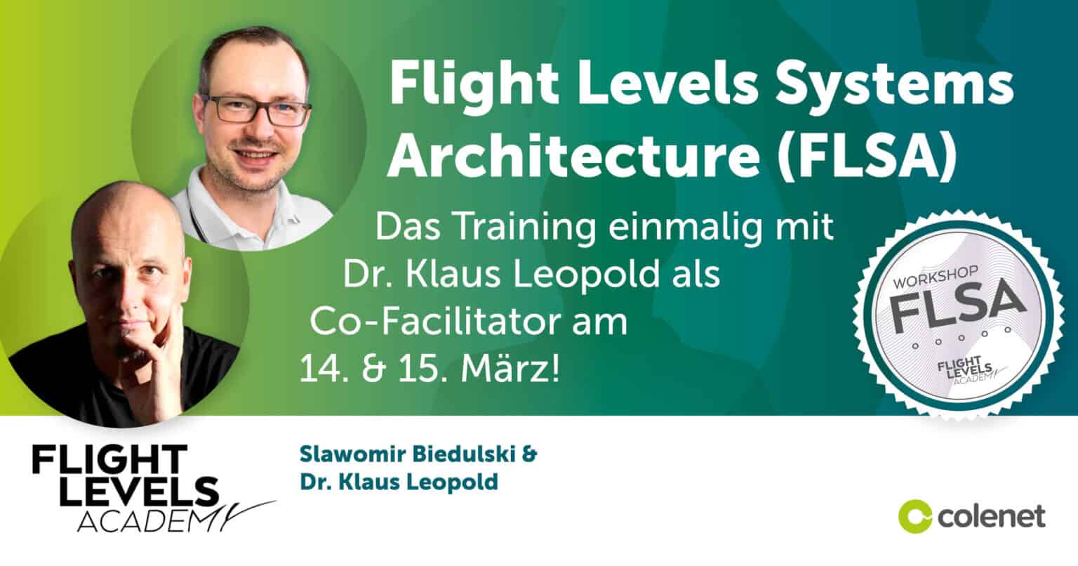 Flight Levels Systems Architecture (FLSA) - Colenet GmbH Flight Levels Systems Architecture (FLSA) - Colenet GmbH